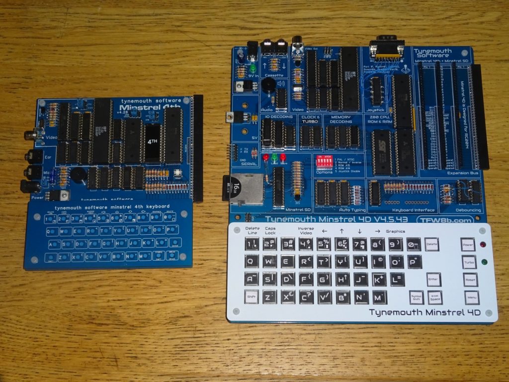 Minstrel 4D (Turbo) – Jupiter Ace compatible computer kit – TFW8b.com