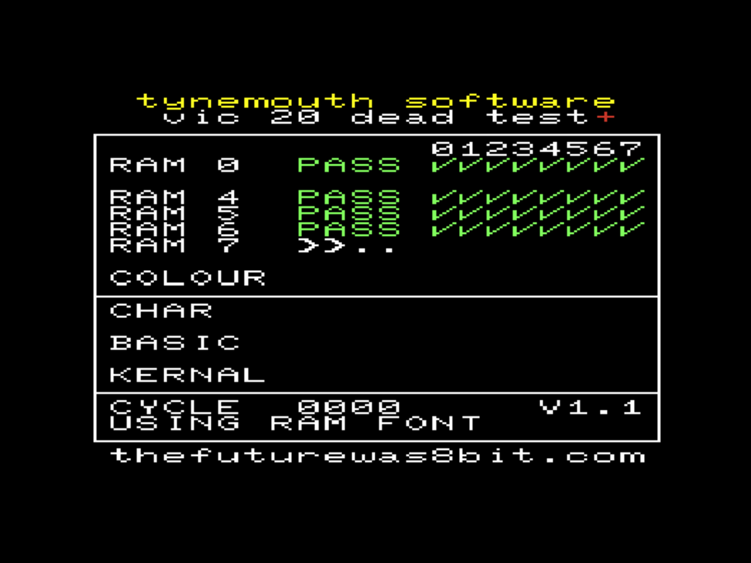 PenUltimate+2/3 Cartridge VIC20 3k 8k 16k 24k 32k 35k 72k RAM Pack ...